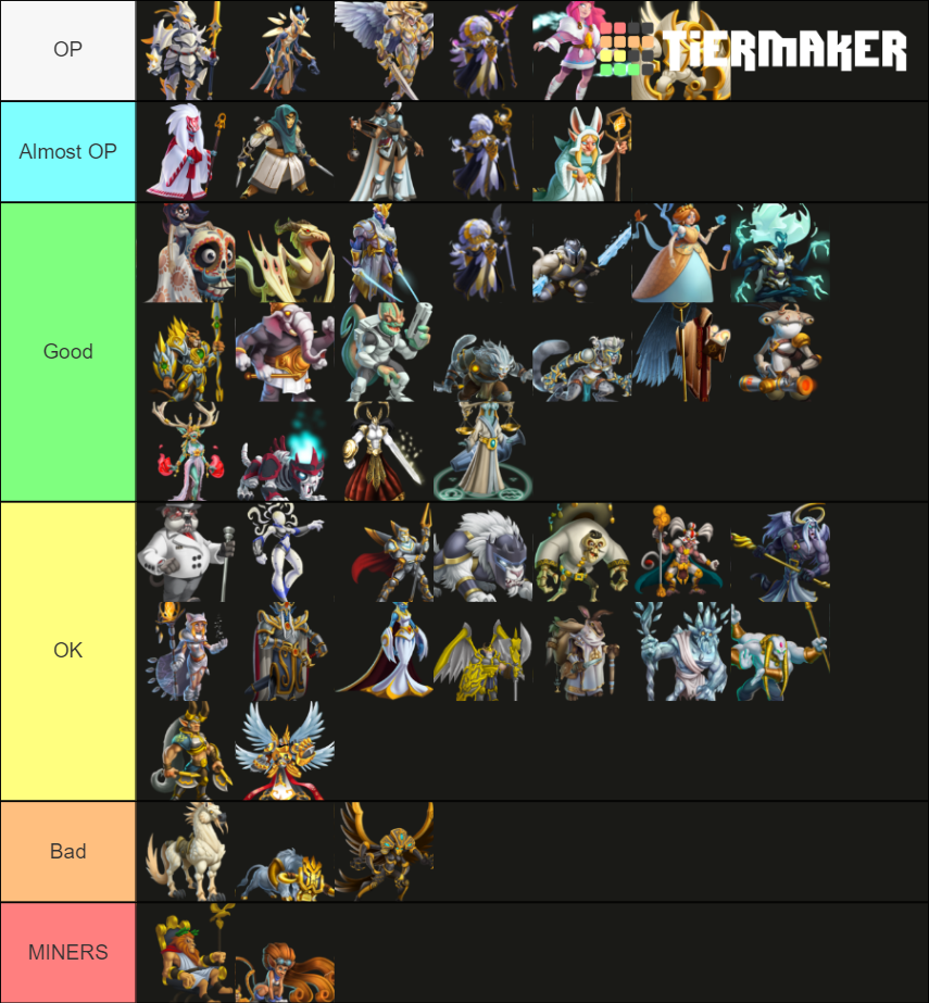 Monster Legends Legendary Ligth Top Monsters Tier List (Community ...