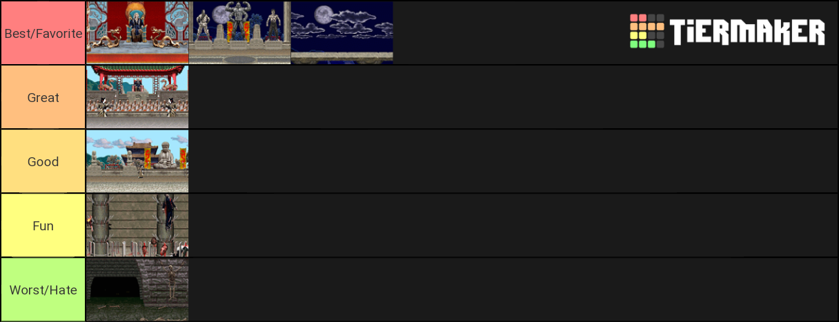 Mortal Kombat 1 Stages Tier List (Community Rankings) - TierMaker