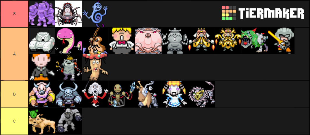 MOTHER 3 Boss Fights Tier List (Community Rankings) - TierMaker