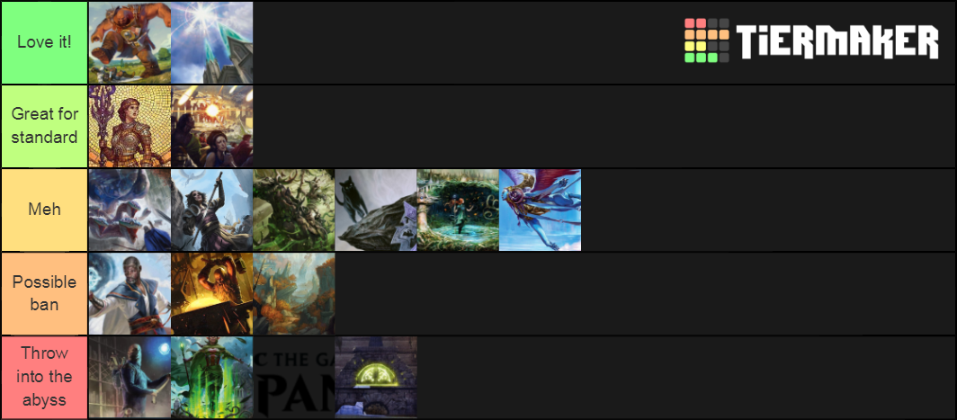 MTG Ban List Tier List (Community Rankings) - TierMaker
