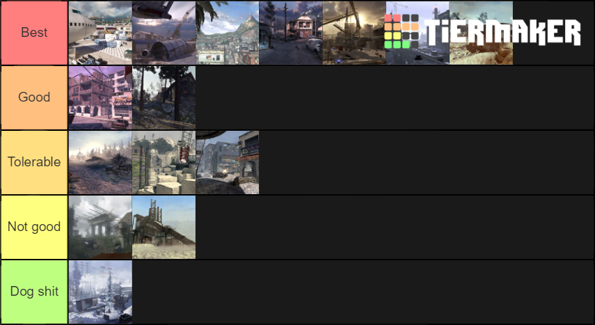 Mw2 Maps Tier List (Community Rankings) - TierMaker