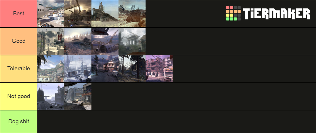 Mw2 Maps Tier List (Community Rankings) - TierMaker