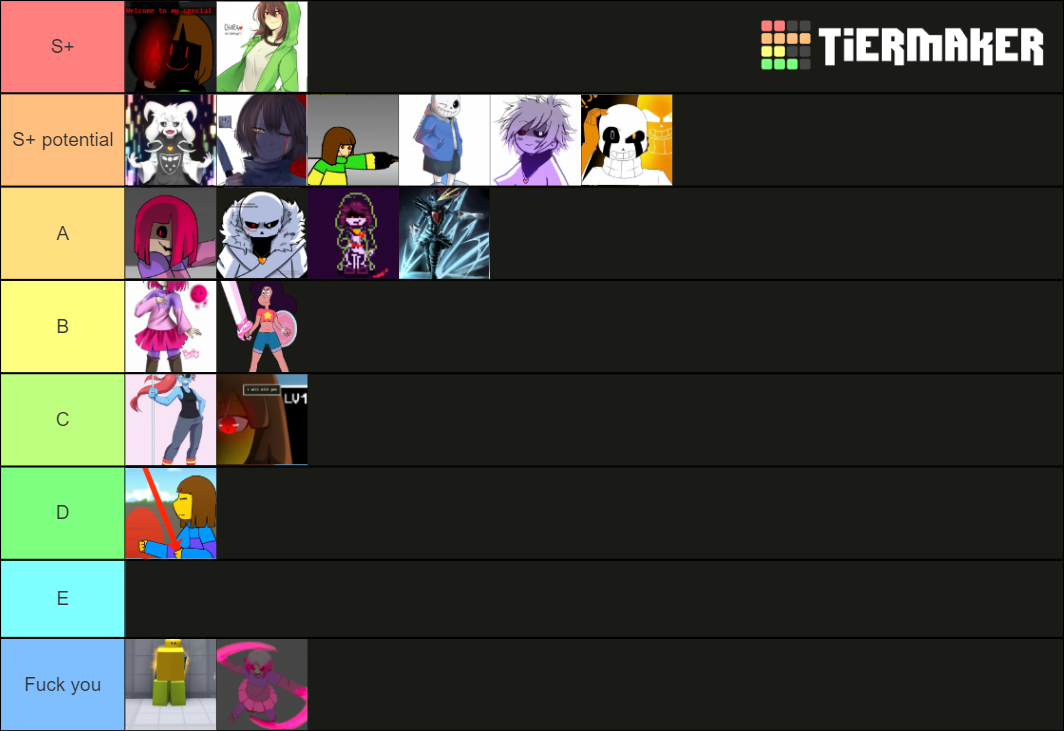my ss tierlist Tier List (Community Rankings) - TierMaker