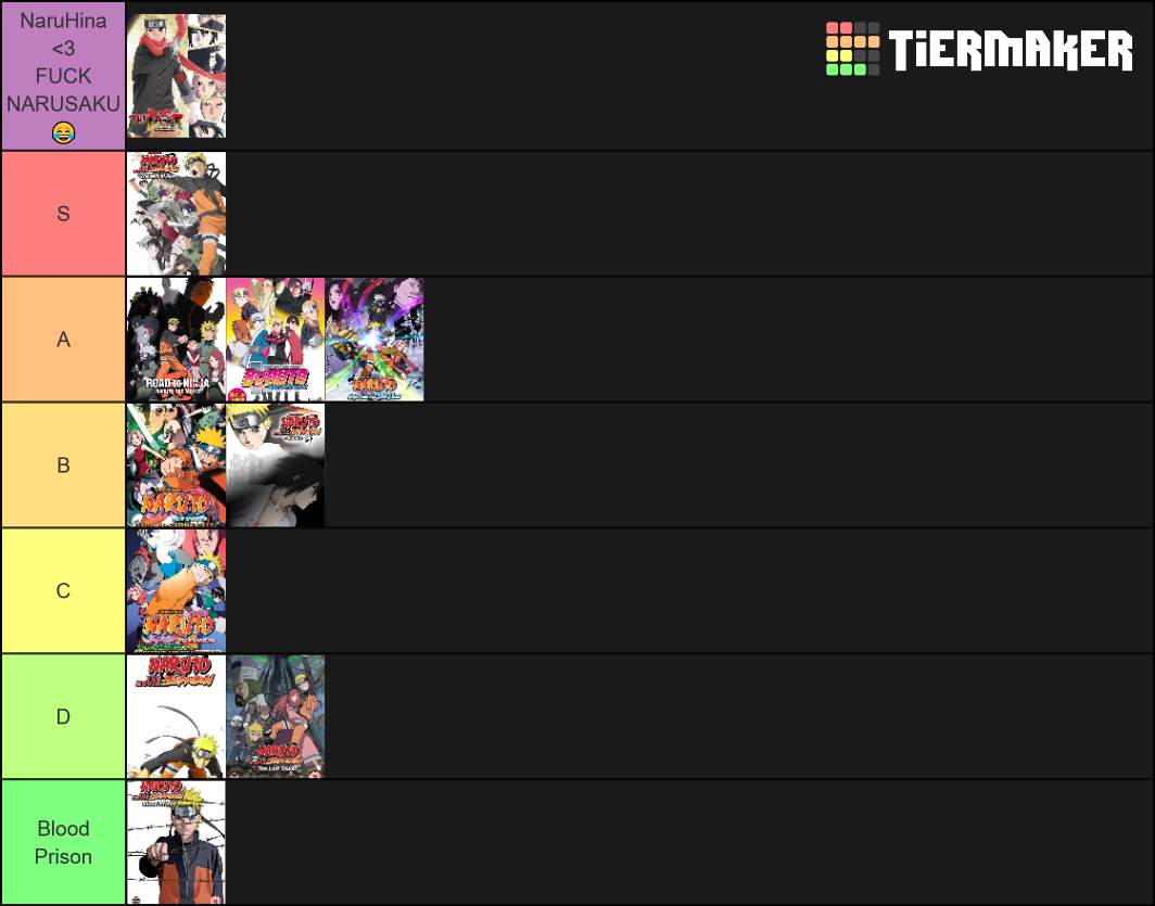 Naruto Movie Tier List (Community Rankings) - TierMaker