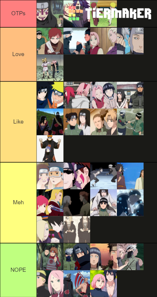 Naruto Ships Tier List (Community Rankings) - TierMaker