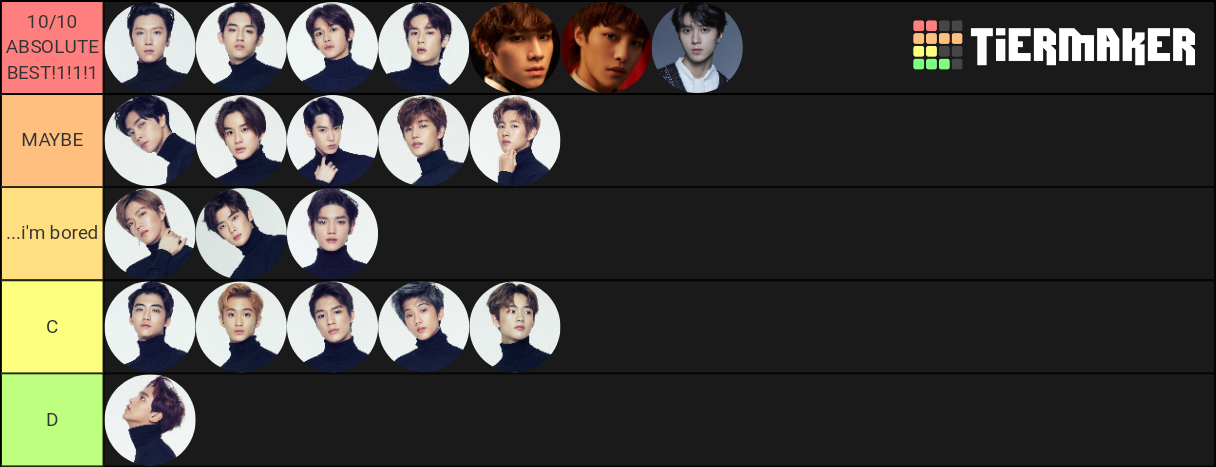 Nct 2019 Tier List (Community Rankings) - TierMaker