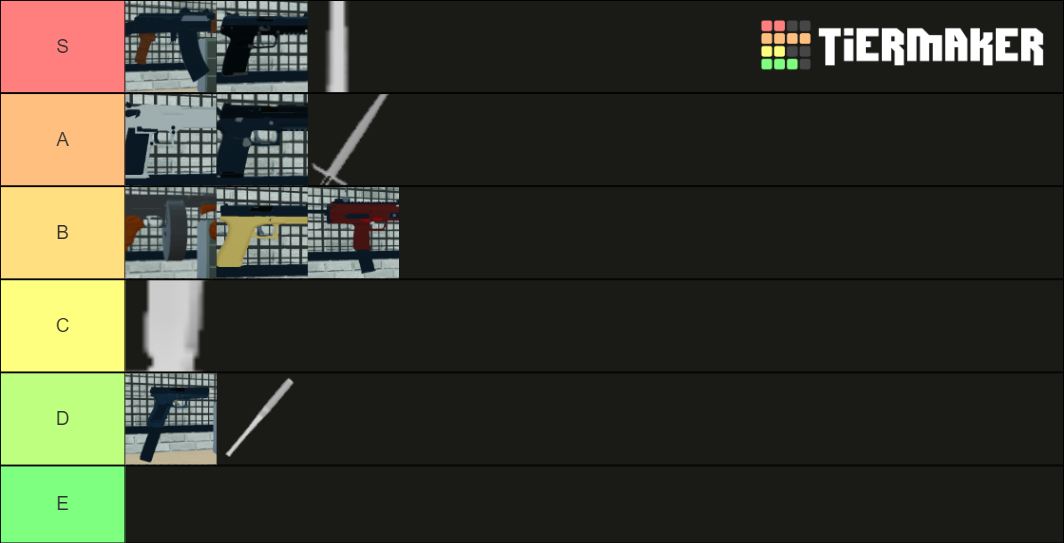 Notoriety All Secondary Weapons + Melee Tier List (Community Rankings ...