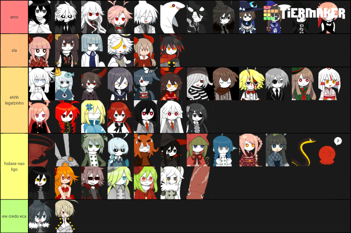 Okegom Characters Tier List (Community Rankings) - TierMaker