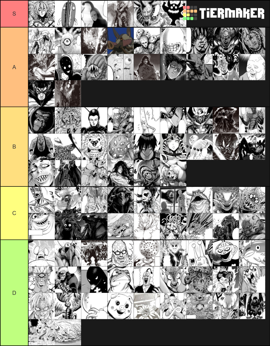 One Punch Man Villains Tier List (Community Rankings) - TierMaker