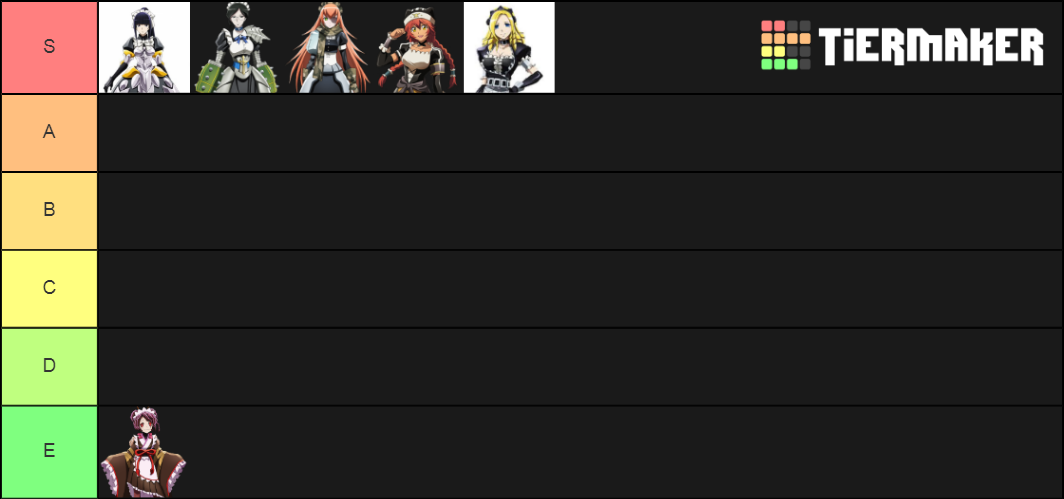 Overlord Maid Tier List (Community Rankings) - TierMaker