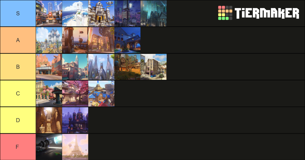 Overwatch Maps Tier List (Community Rankings) - TierMaker