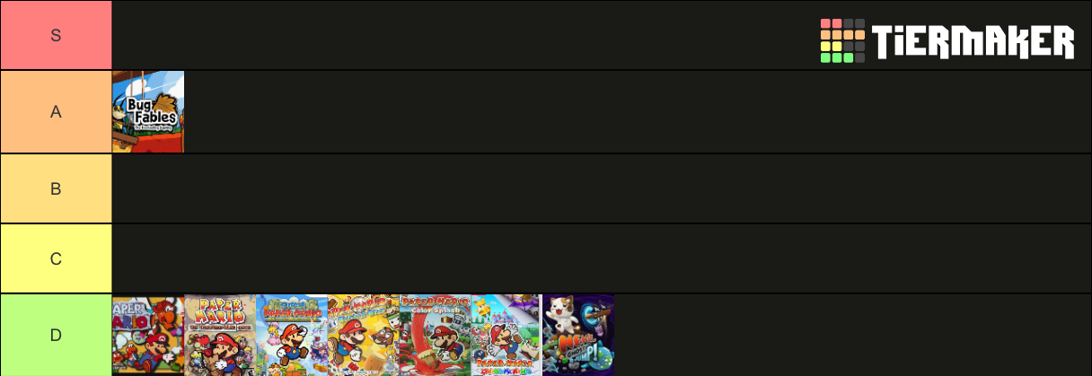Paper Mario Tier List (Community Rankings) - TierMaker