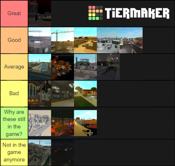 Phantom Forces Maps Tier List (Community Rankings) - TierMaker