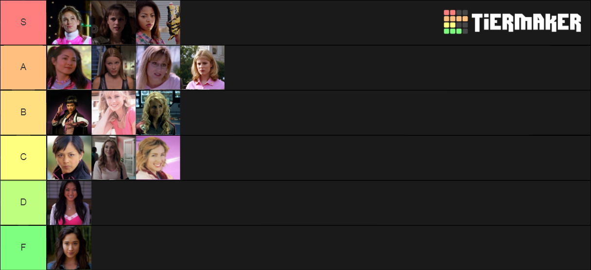 Pink Power Rangers Tier List (Community Rankings) - TierMaker