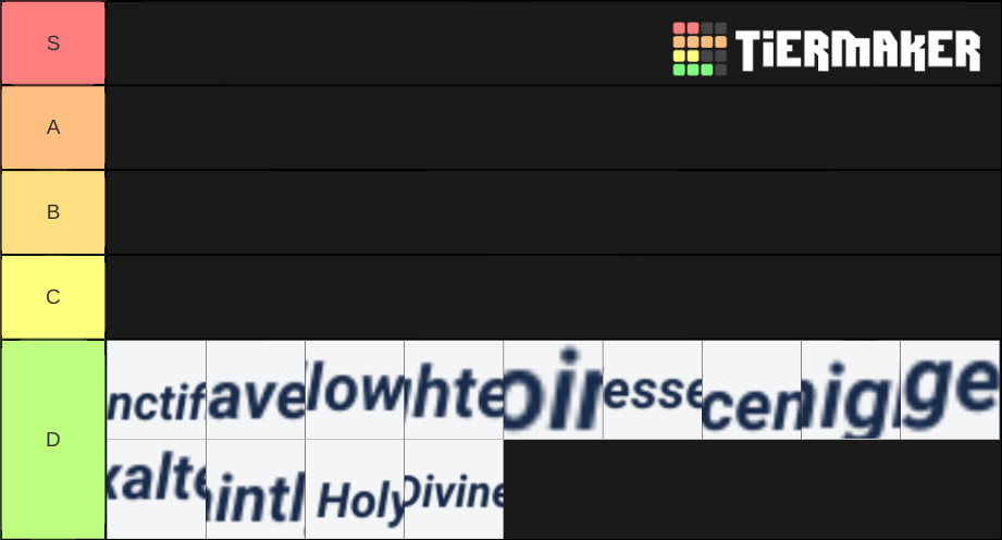 PJJ Blessings Tier List (Community Rankings) - TierMaker