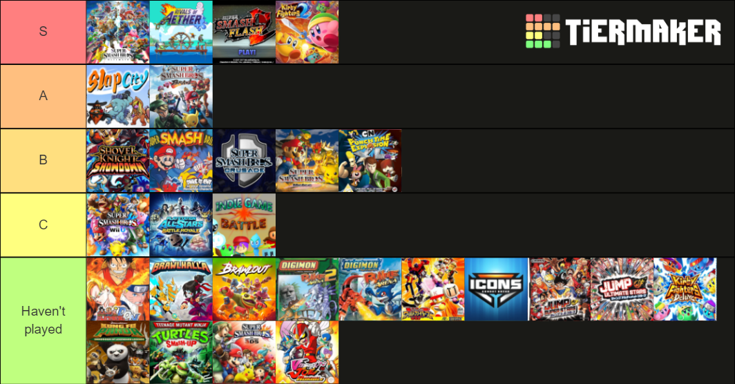 Platform Fighter Tier List (Community Rankings) - TierMaker