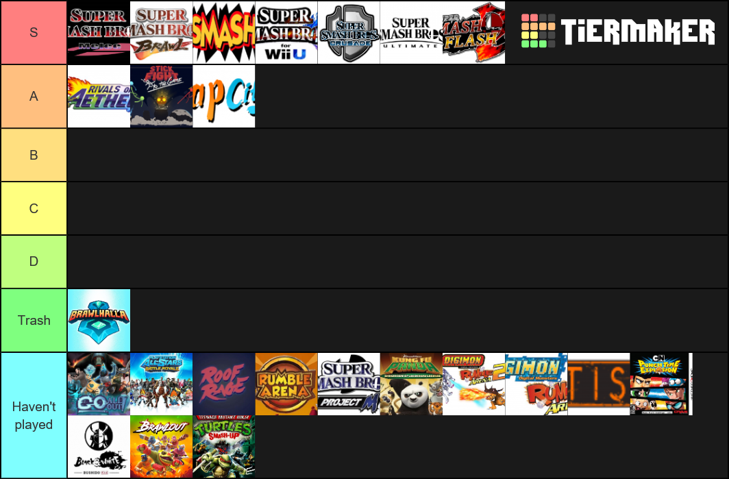 Platform Fighters Tier List (Community Rankings) - TierMaker