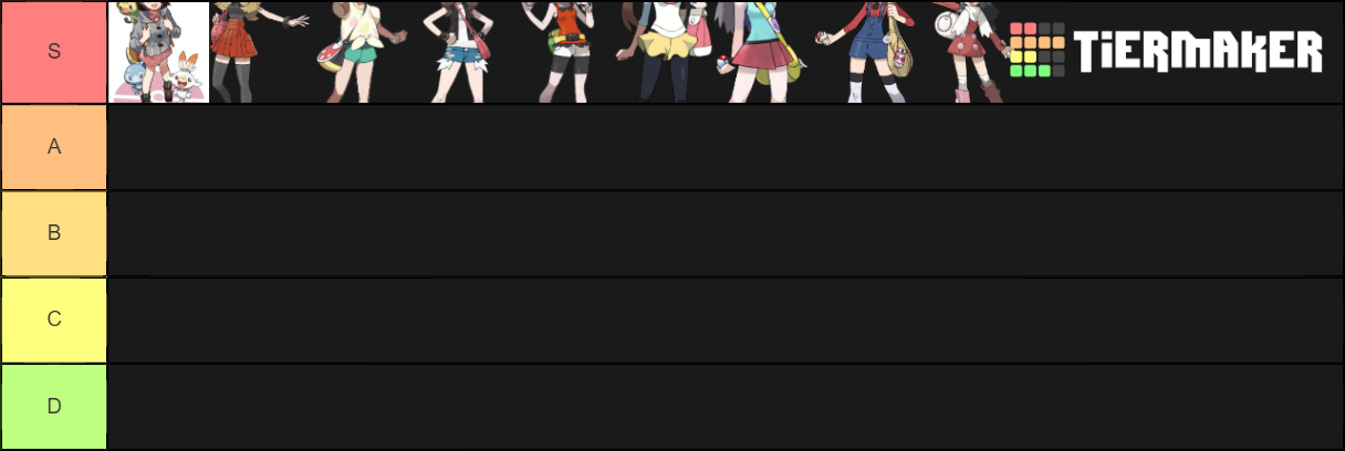Pokemon Female Protags Tier List (Community Rankings) - TierMaker