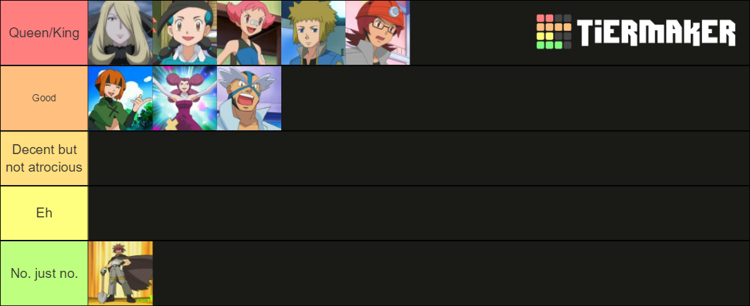 pokemon gen 4 gym leaders & champion Tier List (Community Rankings ...