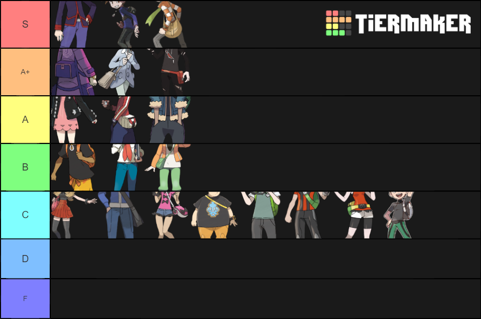 Pokemon Rivals Tier List (Community Rankings) - TierMaker