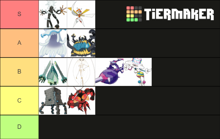Pokemon ultra beast Tier List (Community Rankings) - TierMaker