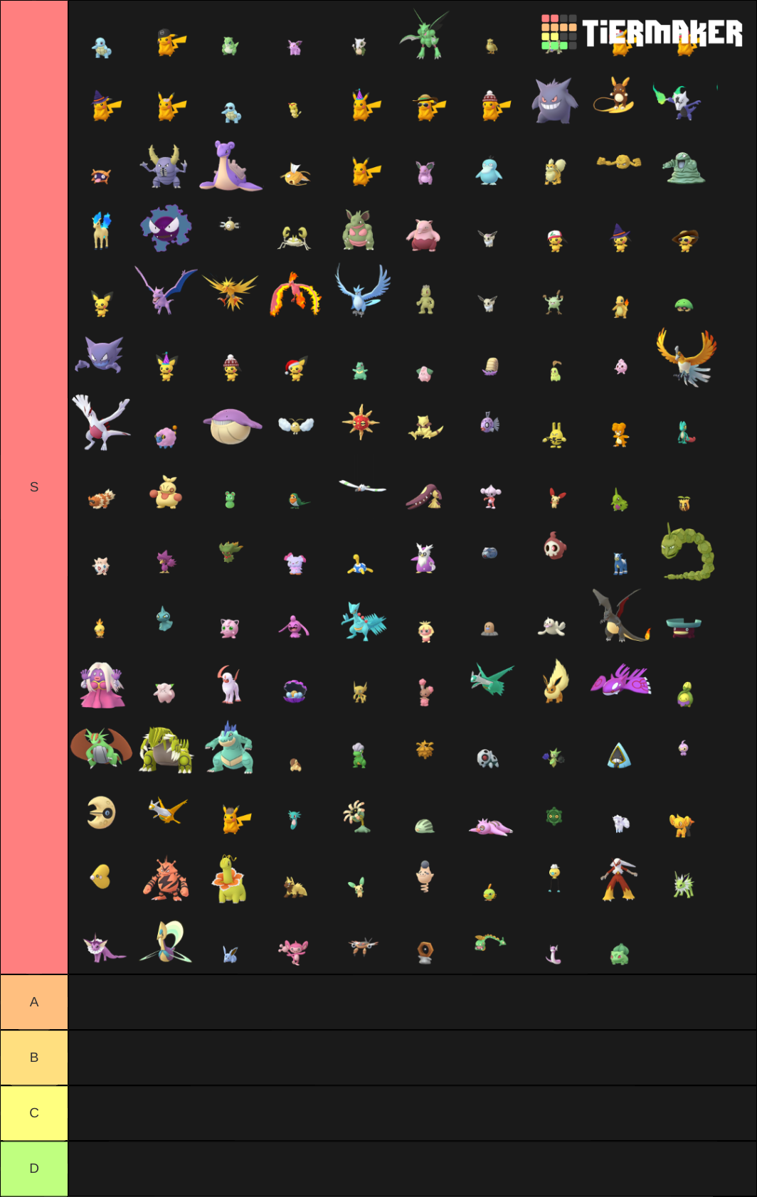 Pokemon GO Shiny Tier Tier List (Community Rankings) - TierMaker