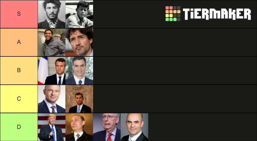 political hotties😍🤤🔥 Tier List (Community Rankings) - TierMaker