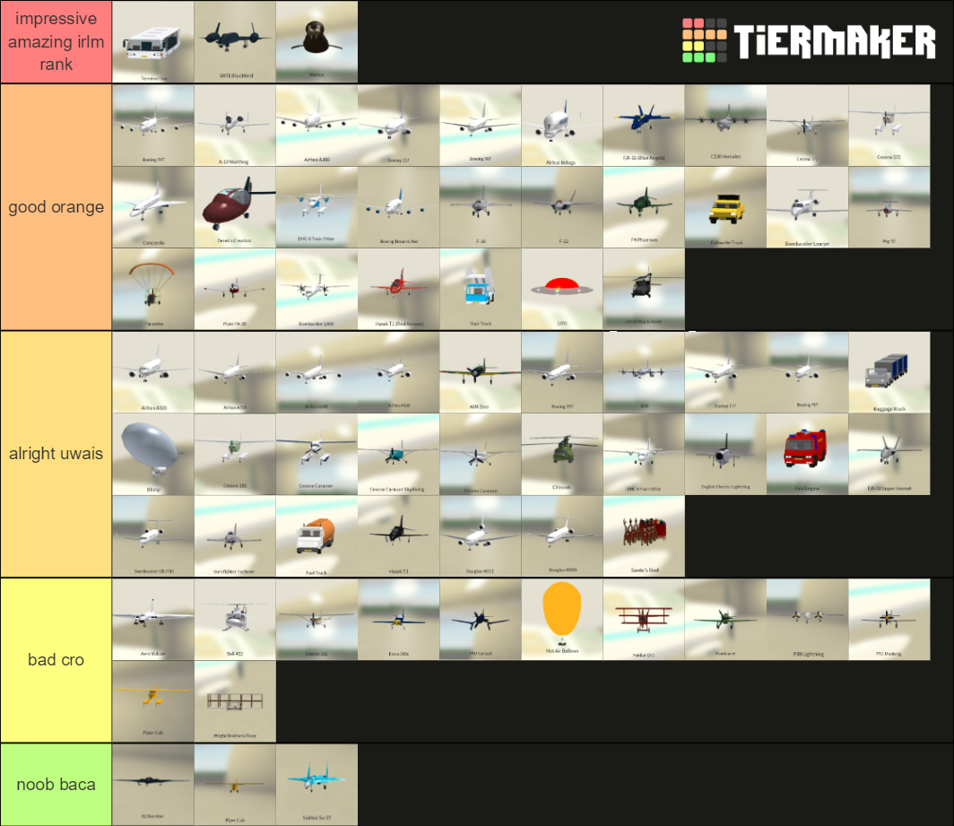 ptfs vehicles Tier List (Community Rankings) - TierMaker