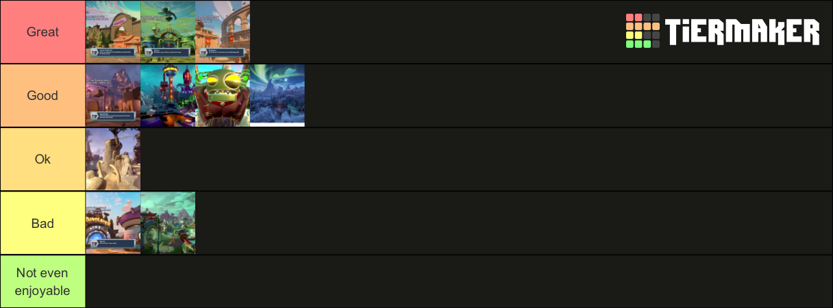 PVZ Maps Tier List (Community Rankings) - TierMaker