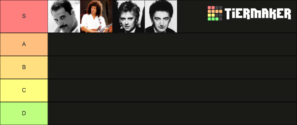 Queen Members Tier List (Community Rankings) - TierMaker