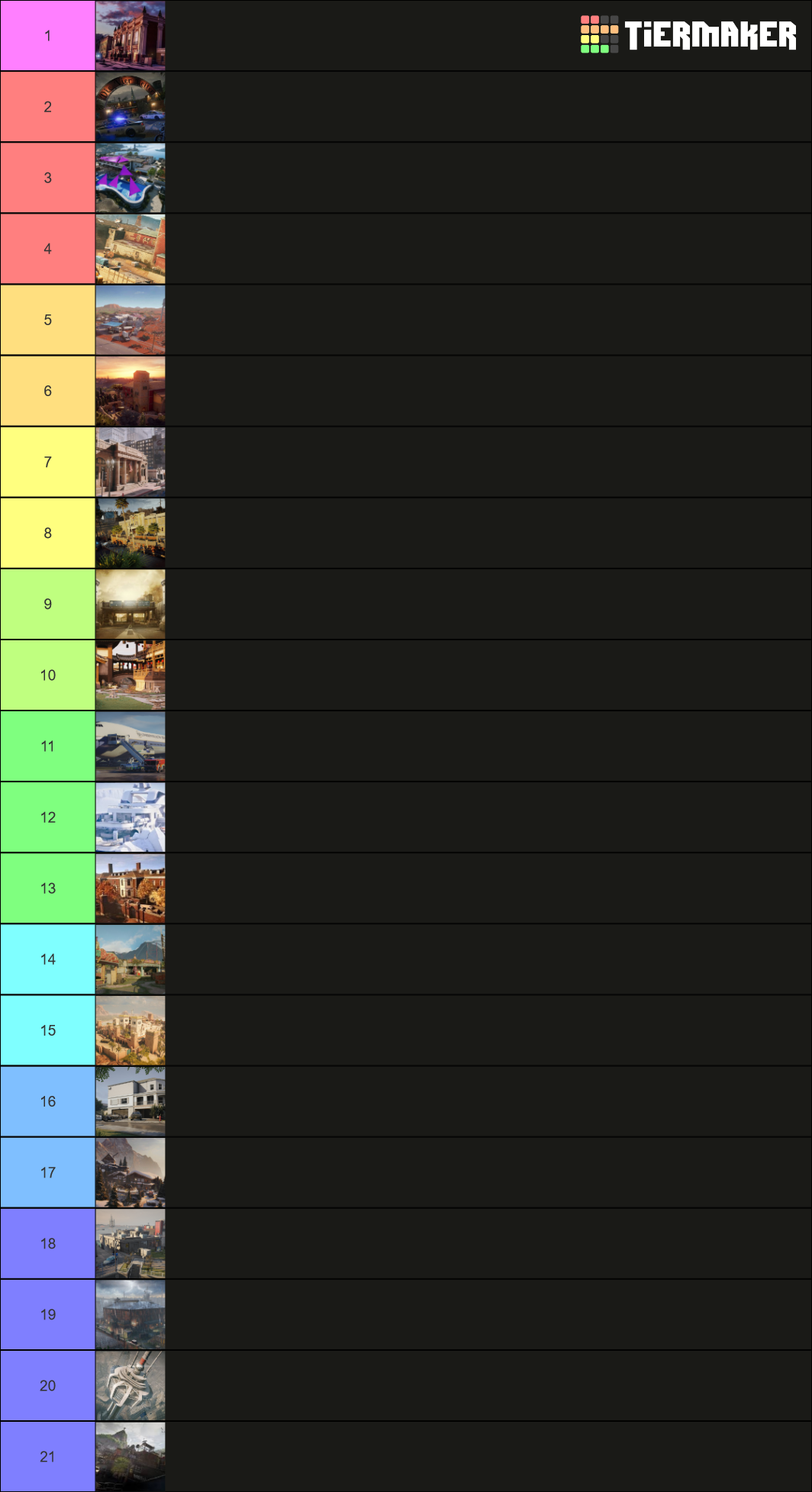 Rainbow 6 map pool tier Tier List (Community Rankings) - TierMaker