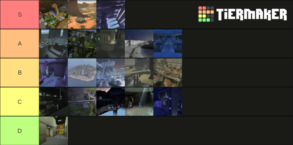 Ranking All Halo CE Maps Tier List (Community Rankings) - TierMaker