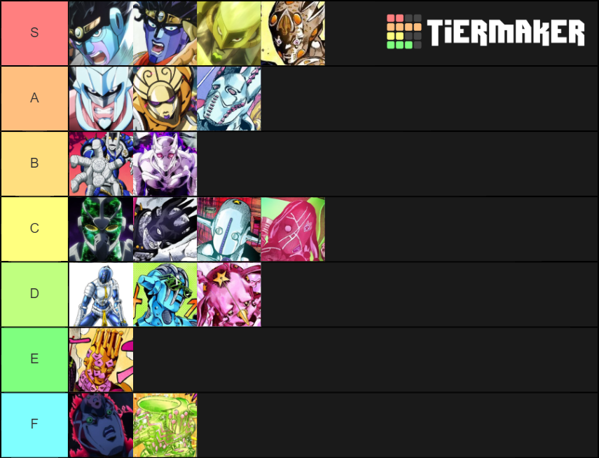 Stand Tier List Jojo Golden Records at Johnny Moe blog