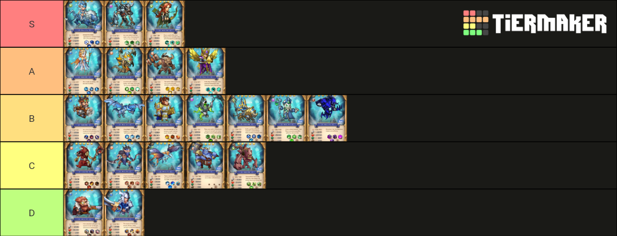 RARE HEROES TIER LIST Tier List (Community Rankings) - TierMaker