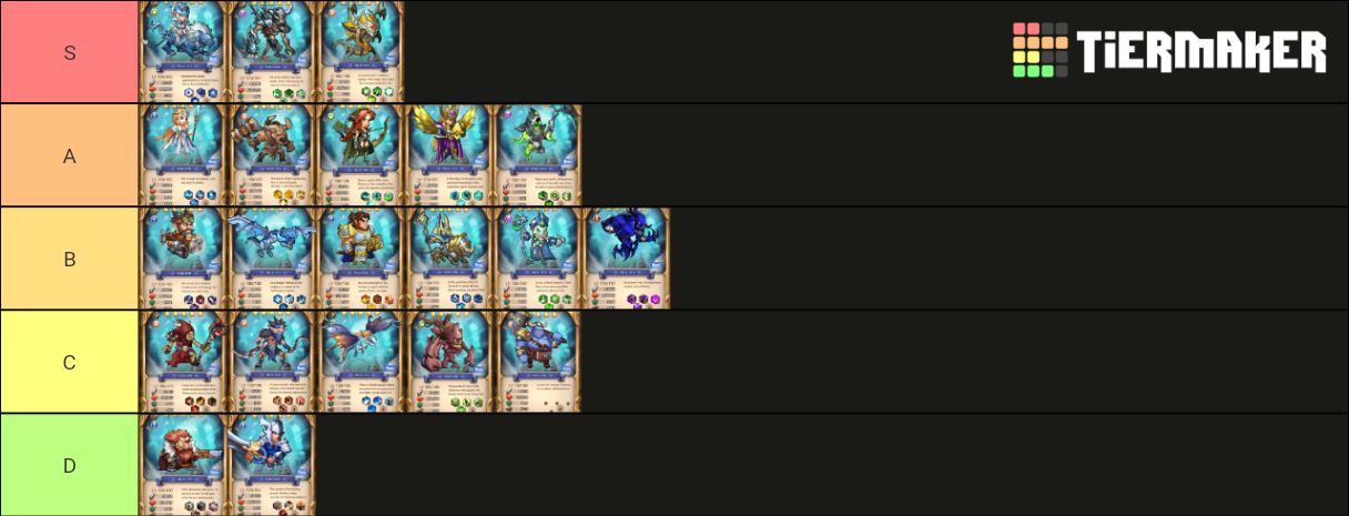 RARE HEROES TIER LIST Tier List (Community Rankings) - TierMaker