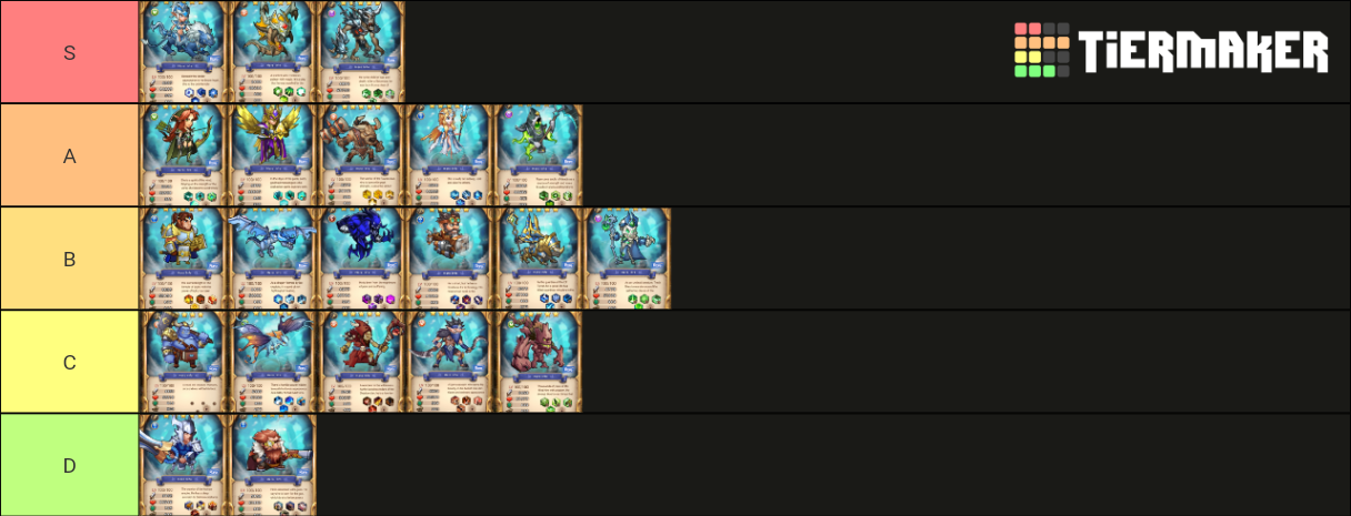 RARE HEROES TIER LIST Tier List (Community Rankings) - TierMaker