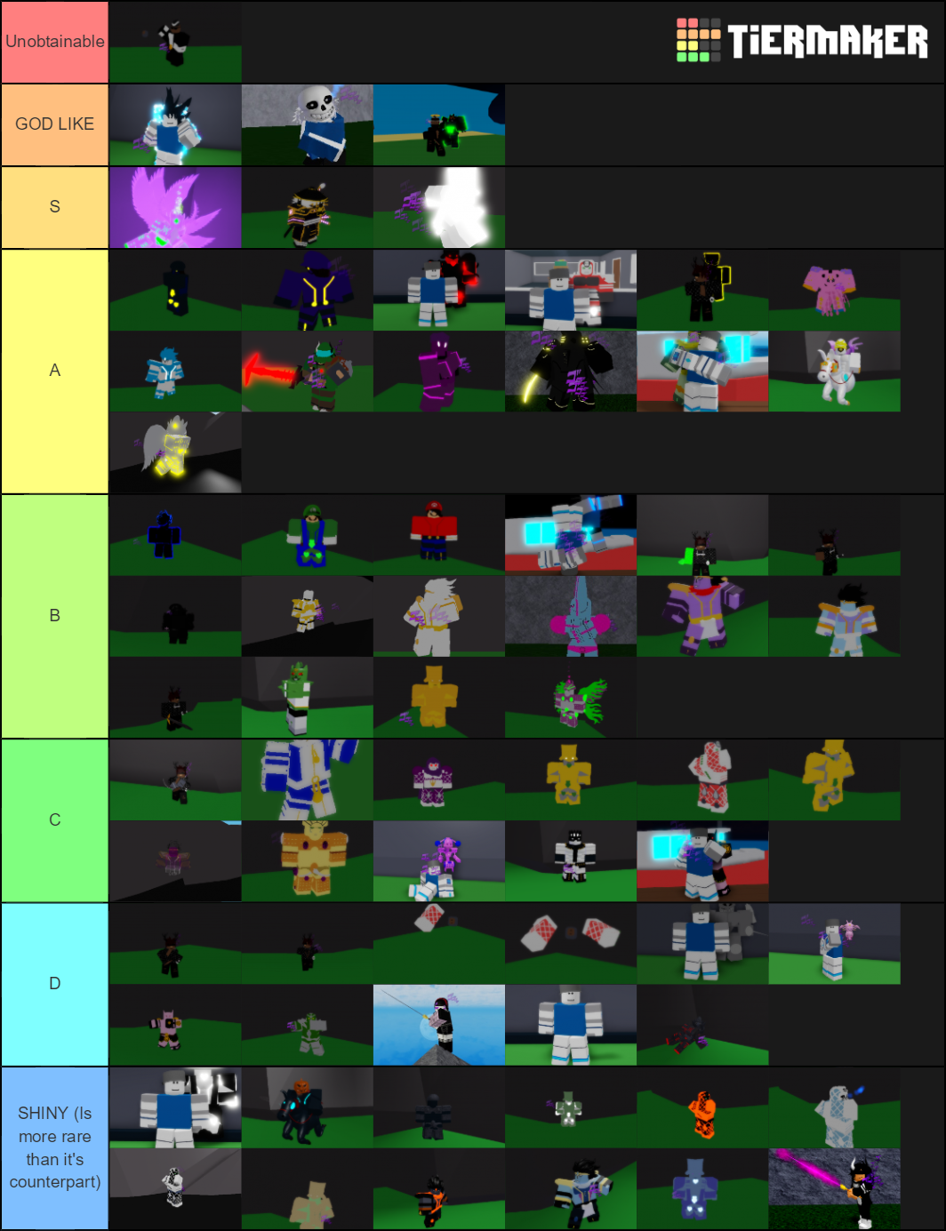 Rarity Tier List (Community Rankings) - TierMaker