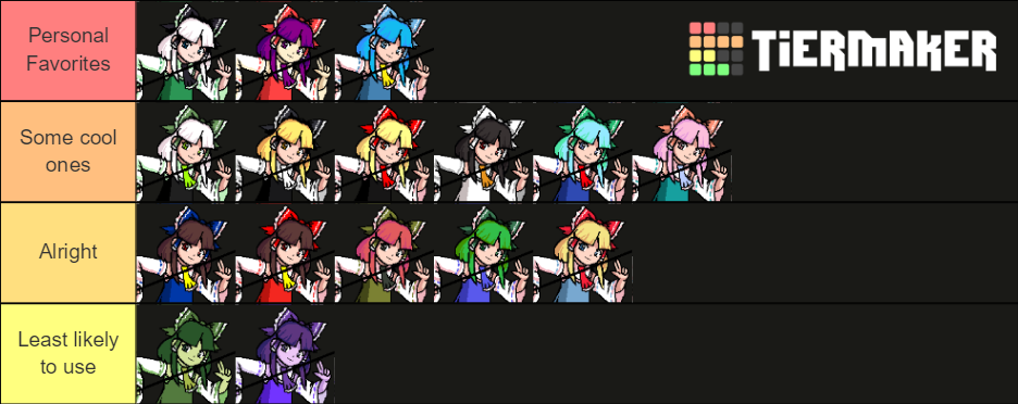 RoA Workshop Alts - Reimu Tier List (Community Rankings) - TierMaker