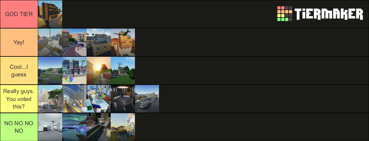 Roblox Arsenal all current maps list Tier List (Community Rankings ...