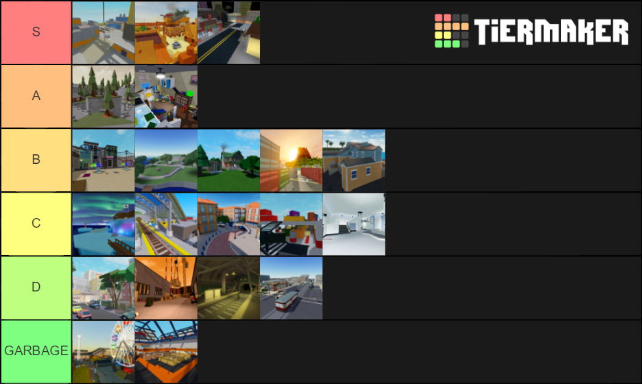 Roblox Arsenal Maps (June 2020) Tier List (Community Rankings) - TierMaker