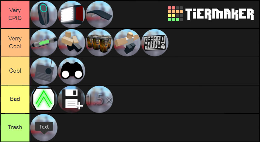 Roblox Parkour Gamepasses Tier List (Community Rankings) - TierMaker
