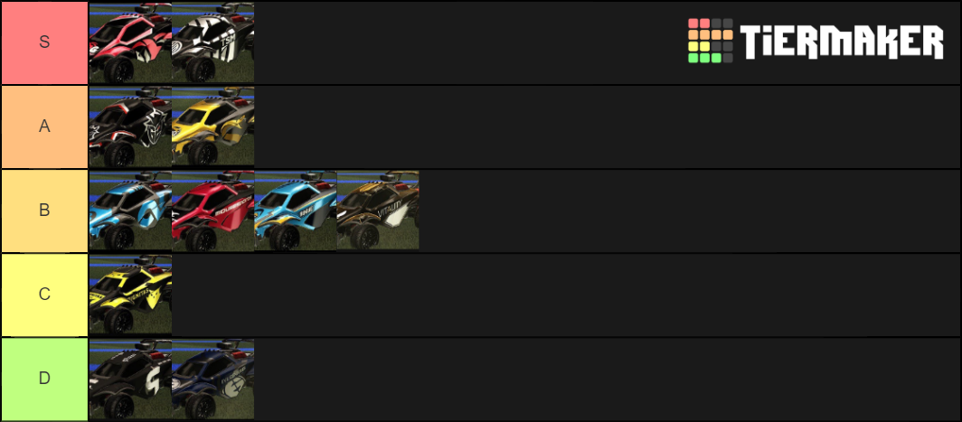 Rocket League Esports Org Decals Tier List (Community Rankings) - TierMaker