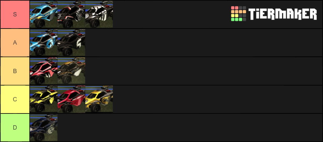 Rocket League Esports Org Decals Tier List (Community Rankings) - TierMaker