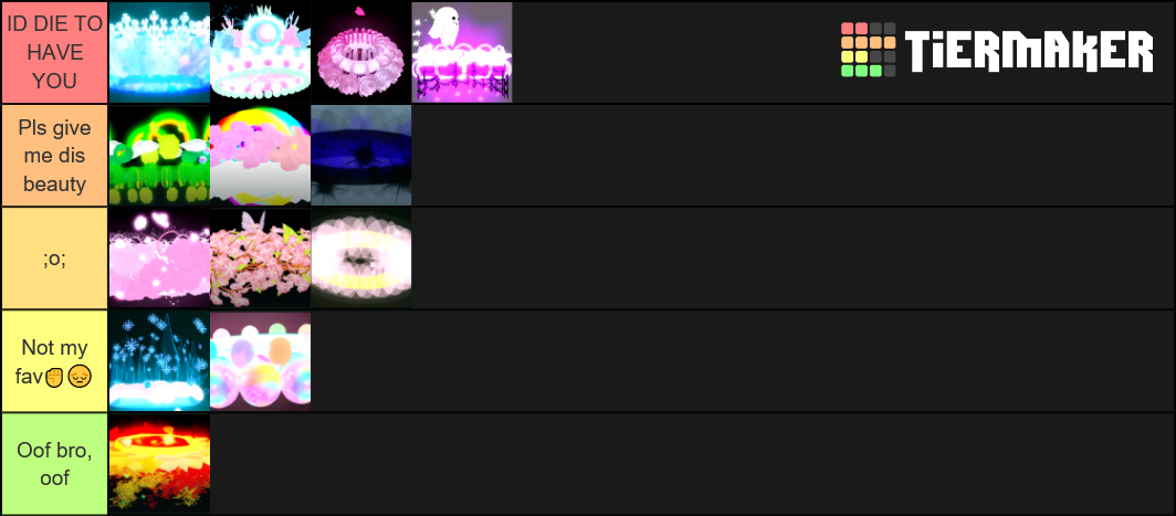 Royale High Halos! Tier List (Community Rankings) - TierMaker