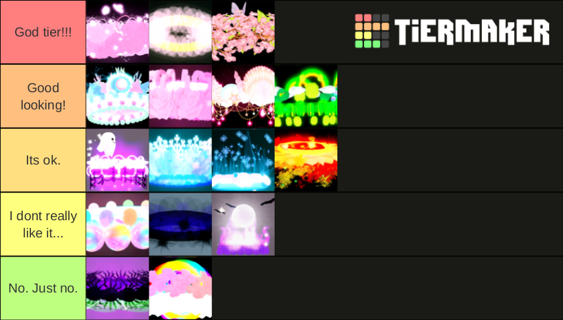 Royale High Halos Tier List (Community Rankings) - TierMaker