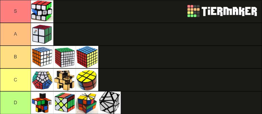 Rubik's cubes Tier List (Community Rankings) - TierMaker
