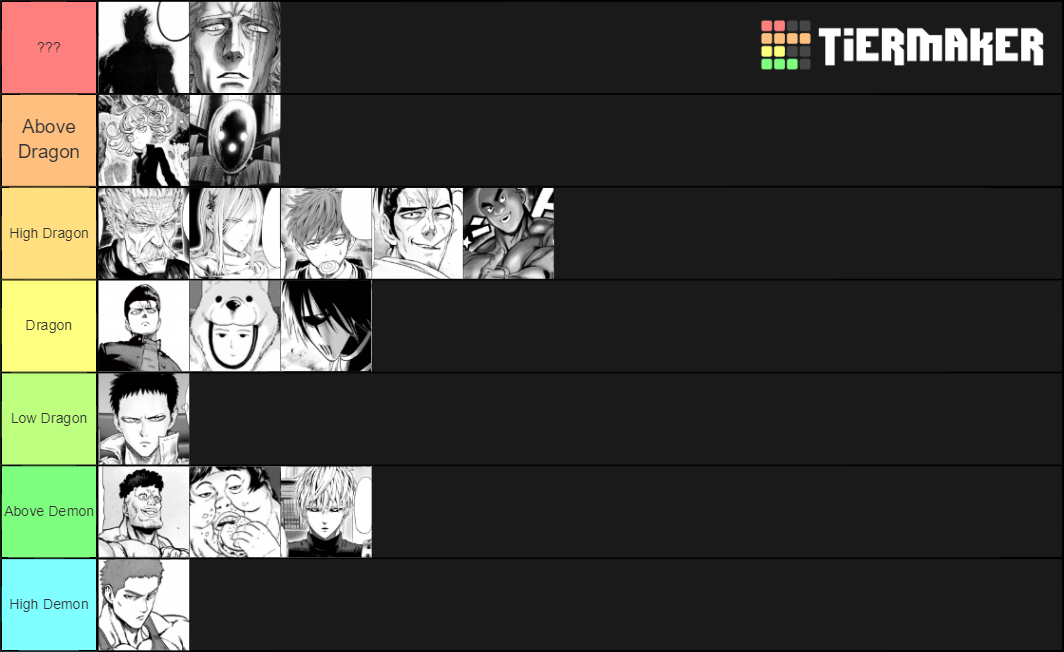 S-class heros-opm Tier List (Community Rankings) - TierMaker