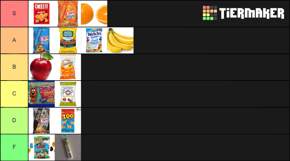 Sage Snack Tier List (Community Rankings) - TierMaker