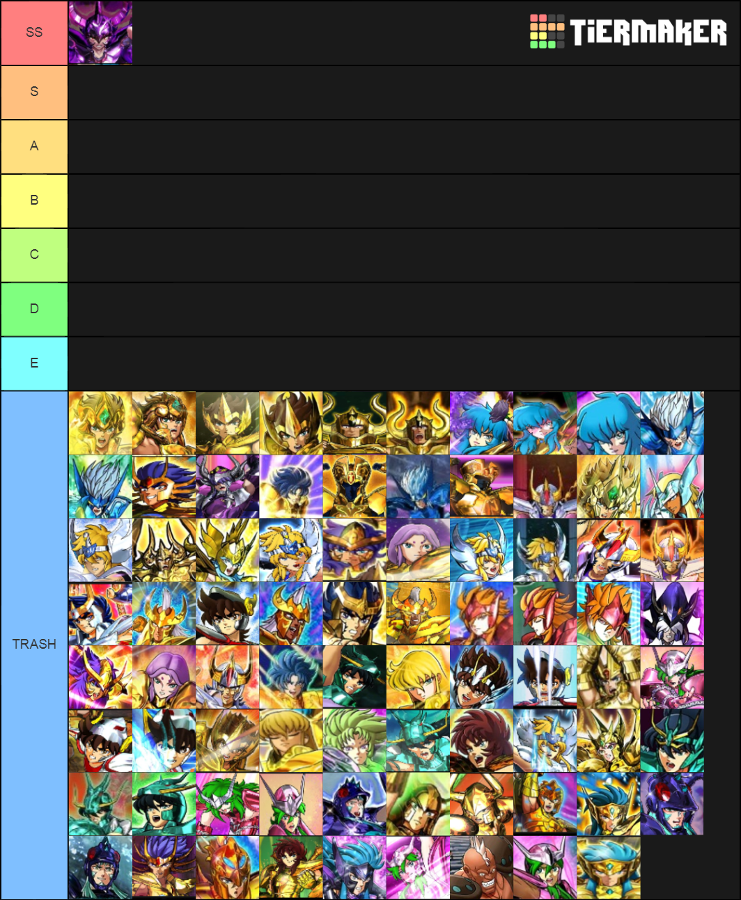 Saint Seiya Shining Soldiers: 30/06/2020 Tier List (Community Rankings ...