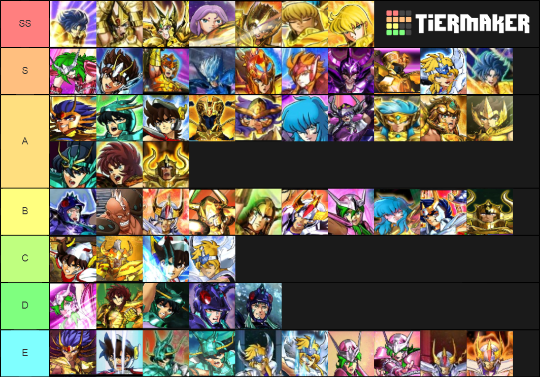 Saint Seiya Shining Soldiers: Season 4 Tier List (Community Rankings ...
